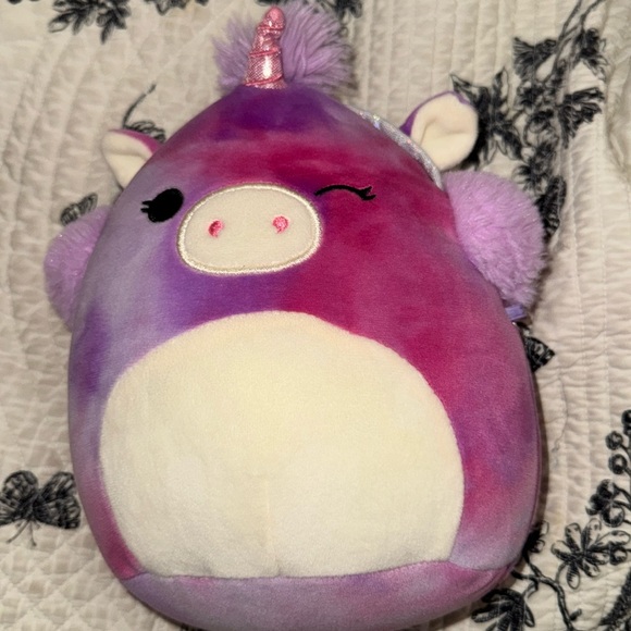 Squishmallows | Other | Aurora The Unicorn Squishmallow Purple | Poshmark